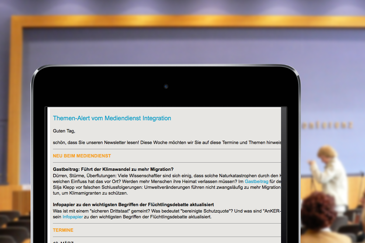 Mediendienst Integration - Informations-Plattform für Medienschaffende