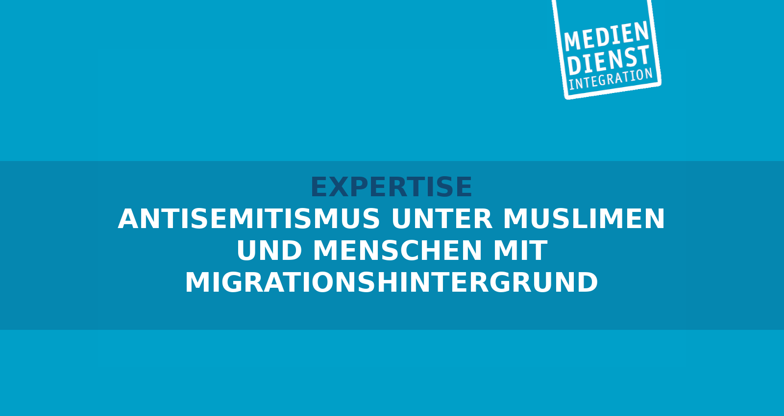 Antisemitismus unter Muslimen und Menschen mit Migrationshintergrund| Artikel | MEDIENDIENST ...